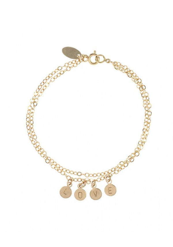 Tiny Coin Charm Bracelet - Gold Jewelry | Nashelle