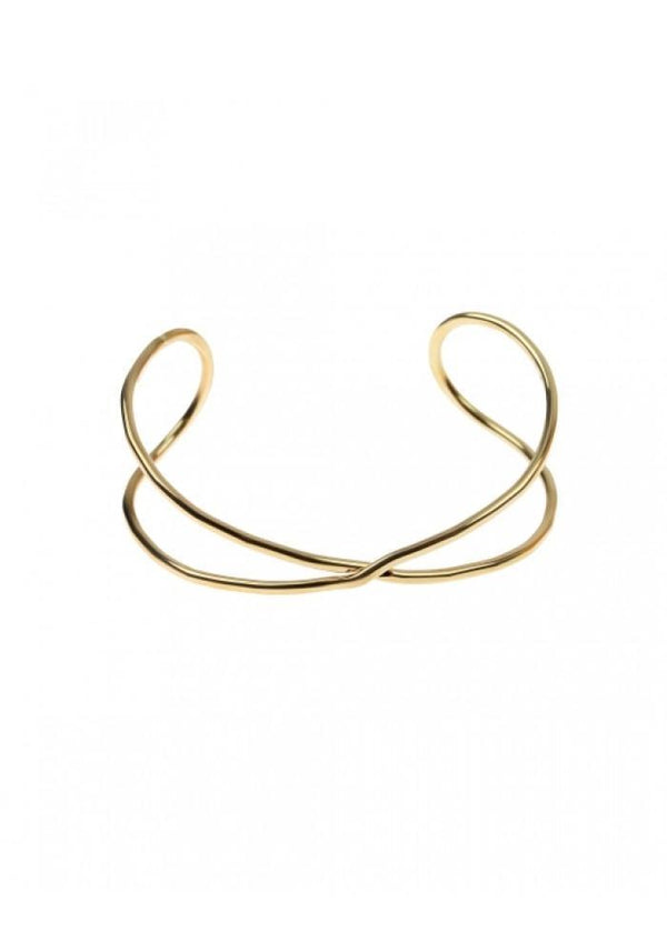 Infinity X Cuff | Gold Jewelry