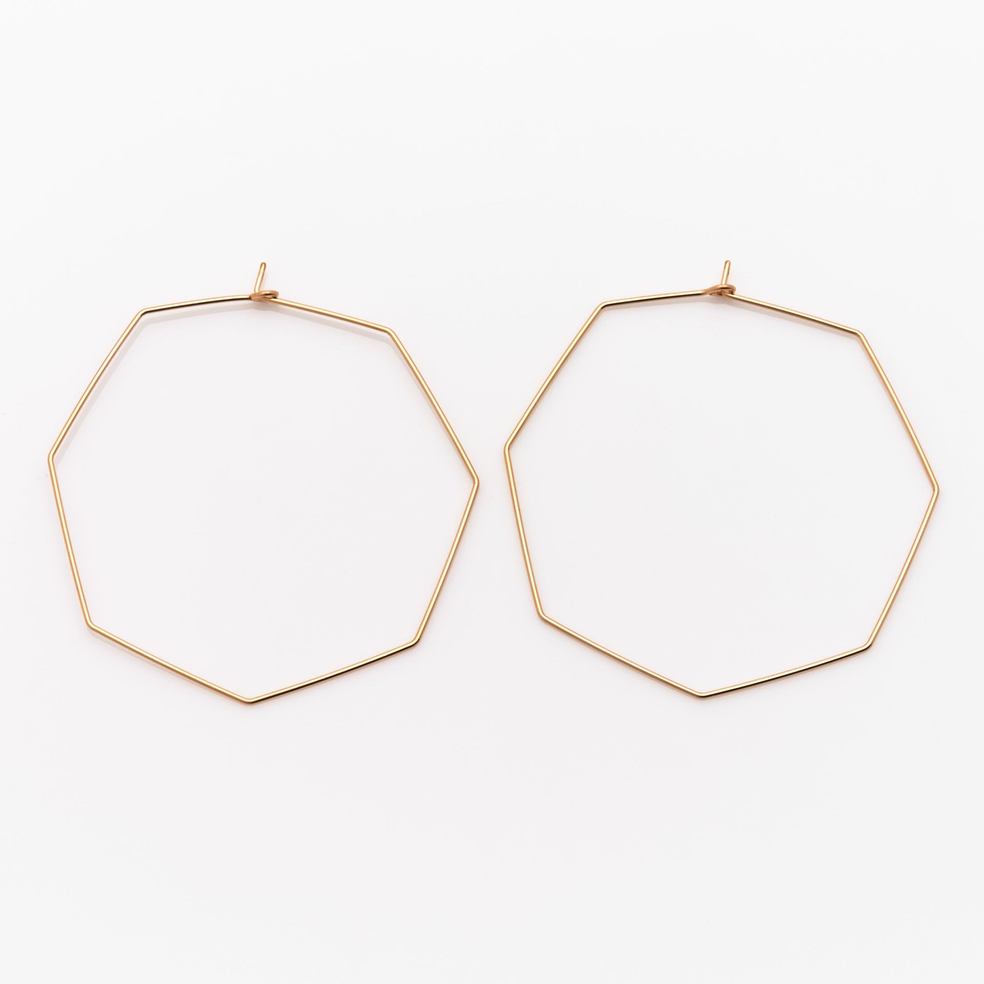 Octagon Hoop Earrings – Nashelle