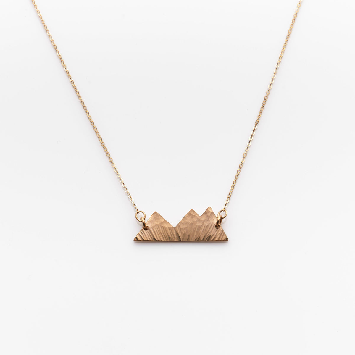 Mountain Necklace Gold Jewelry