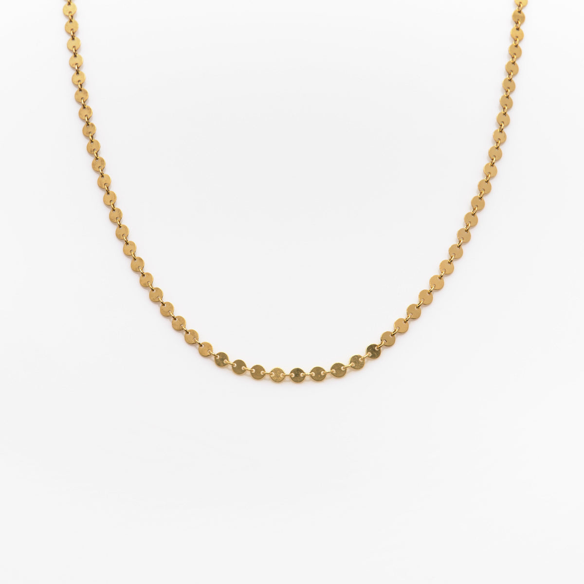 Disco Chain Choker | Gold Jewelry