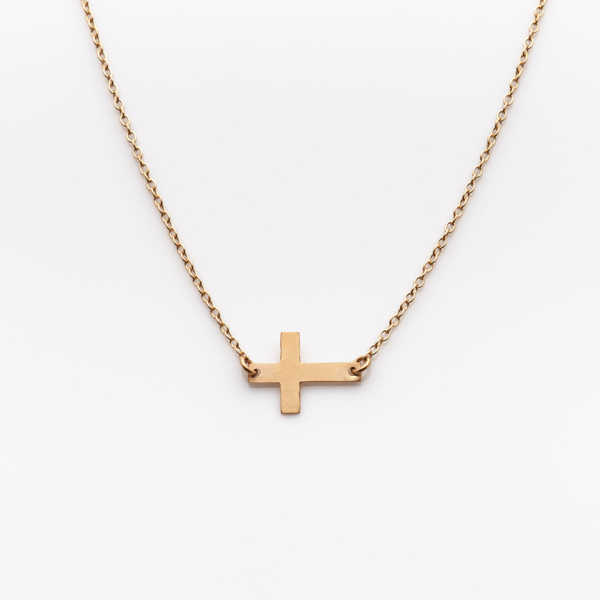 Cross Choker | Handmade Gold Jewelry