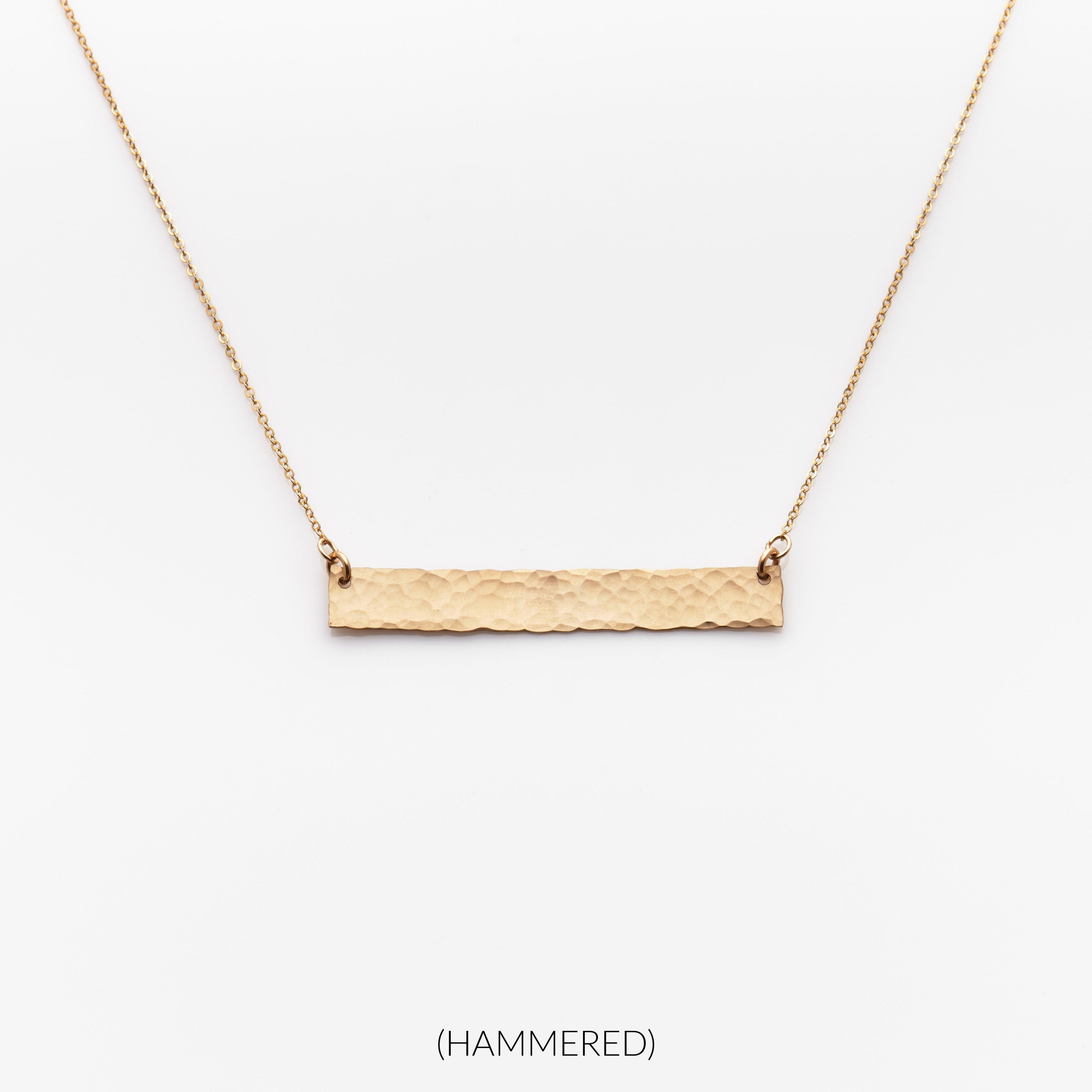 Classic Bar Necklace | Gold Jewelry